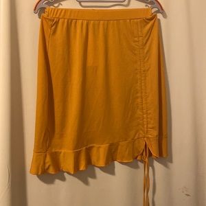 STIDY | Skirts | Mini Skirt Side Drawstring Stretchy Ruched Size Small ...